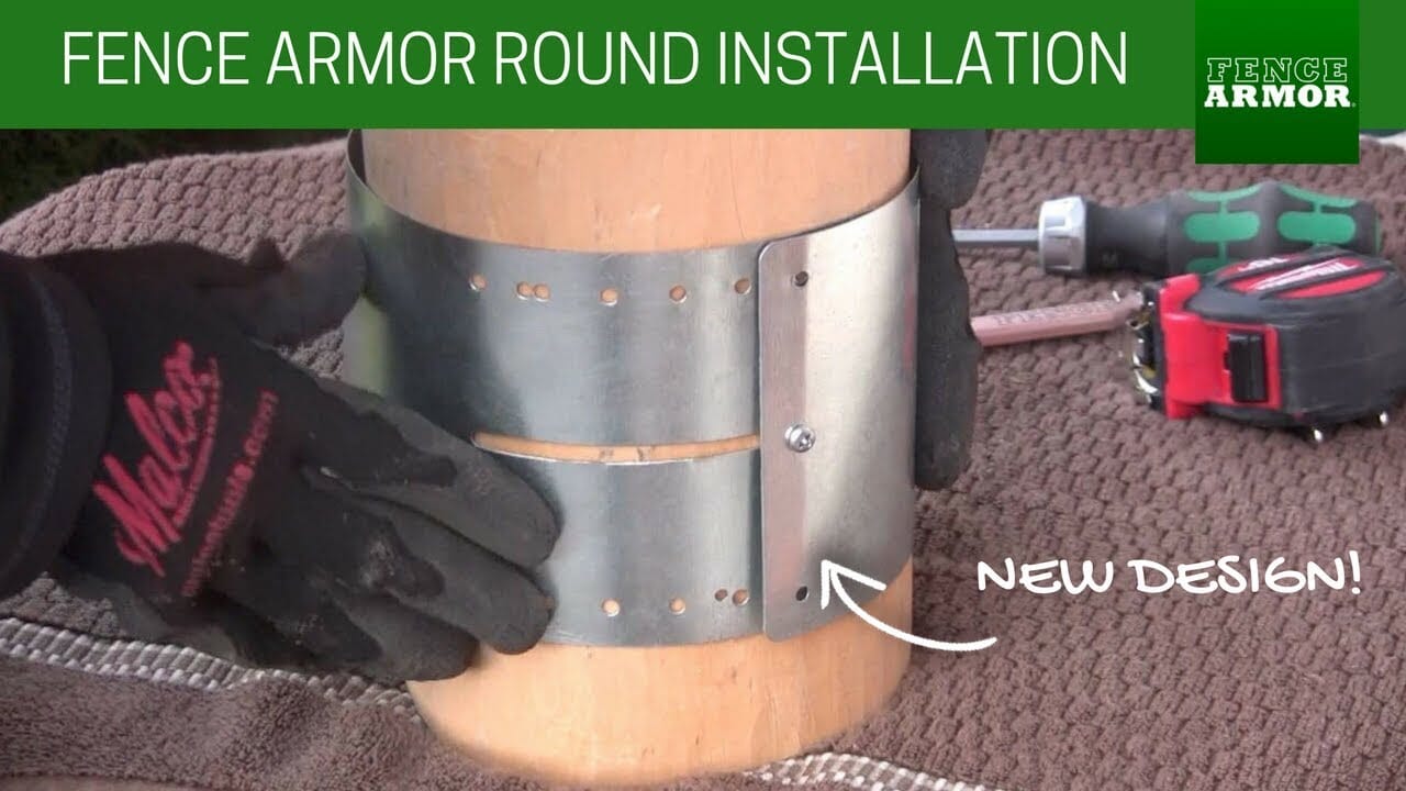 Post Trimmer Guard & Shield for Round Posts | Postsaver Shop