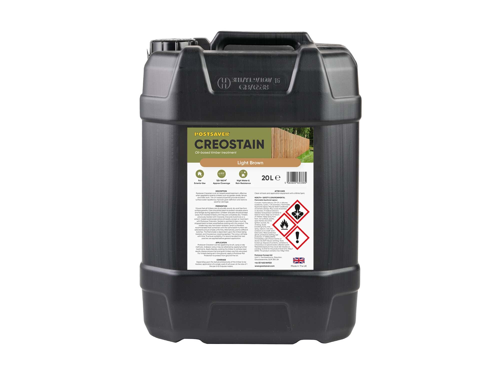 Creostain Dark Brown 20L | Creosote Alternative | Postsaver Shop