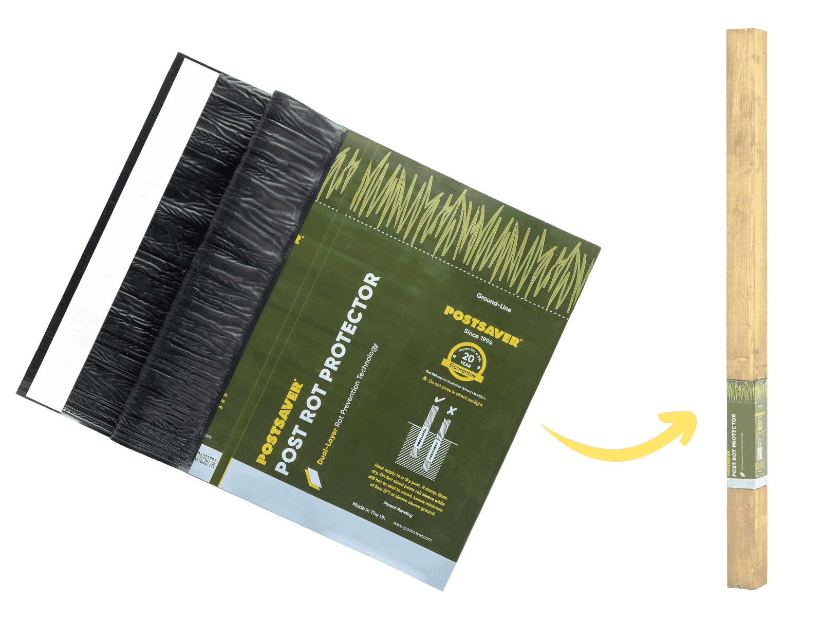 Buy Pro-Wrap Rot Protection From Postsaver Direct | Postsaver Shop
