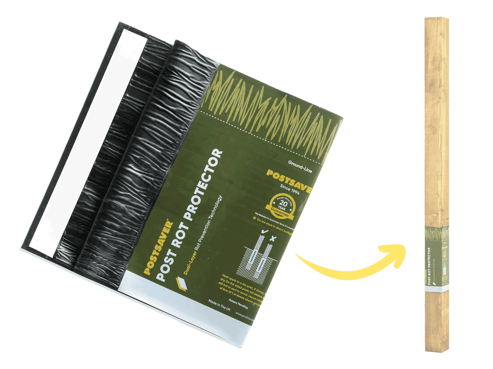 Buy Pro-Wrap Rot Protection From Postsaver Direct | Postsaver Shop